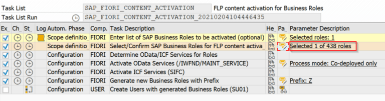 Rapid Activation of SAP Fiori Apps Approach for S/4HANA