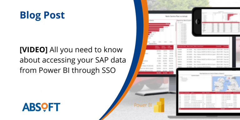 Single sign-on for using SAP data from Power BI