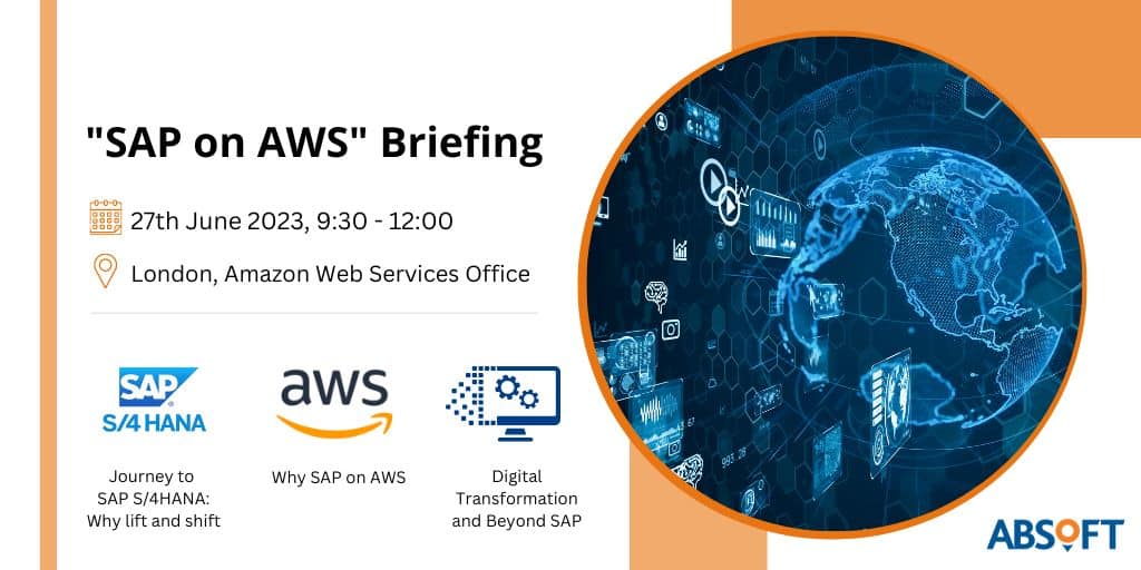 Sign up: SAP on AWS - Journey to the Cloud and S/4HANA Briefing