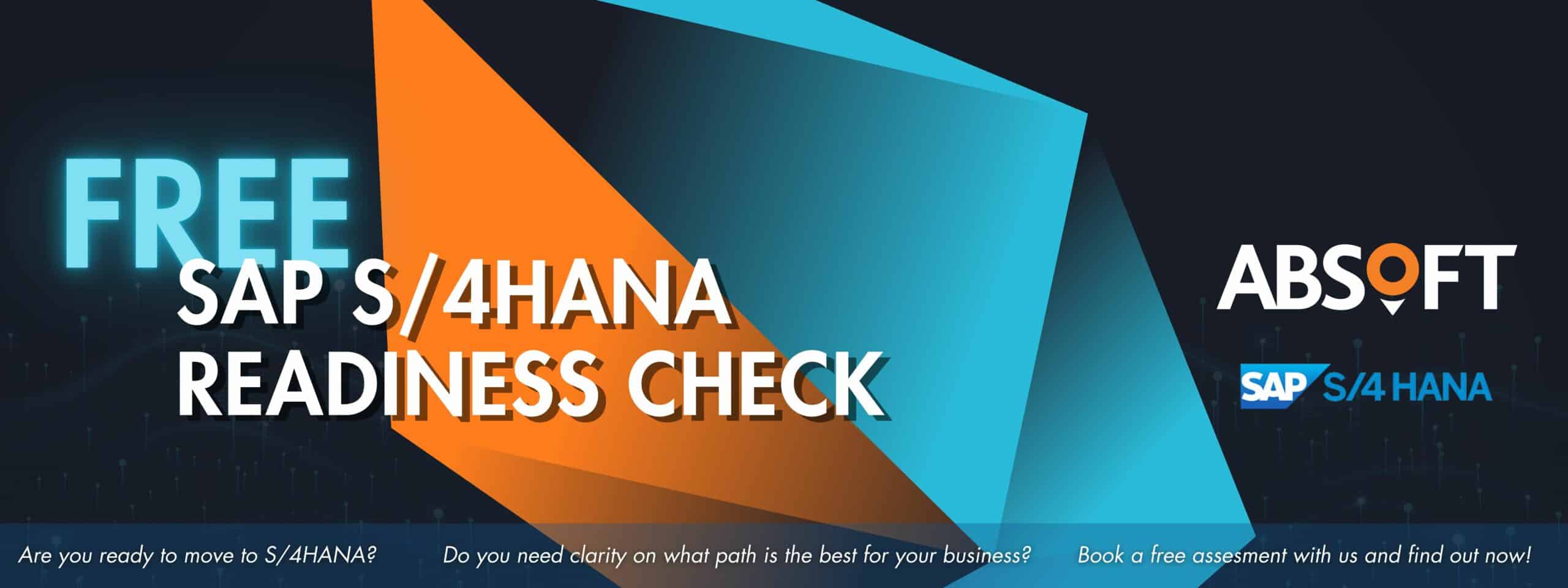 Book Your Free SAP S/4HANA Readiness Check | Absoft