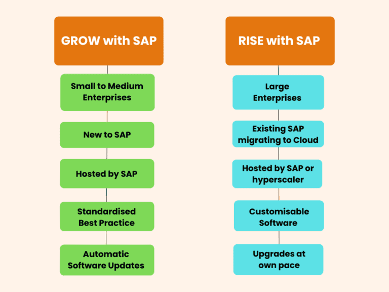 GROW with SAP vs RISE with SAP: What is the Difference?